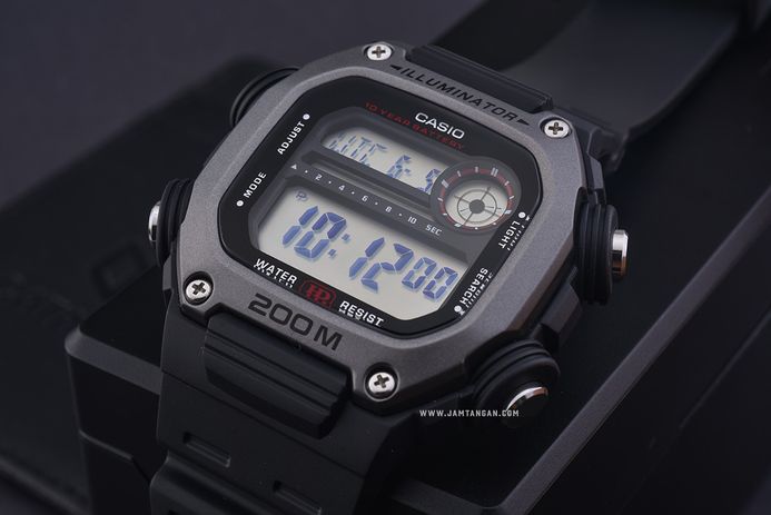 Casio General DW-291H-1A DW-291H-1AVDF Youth Digital Dial Black Resin ...