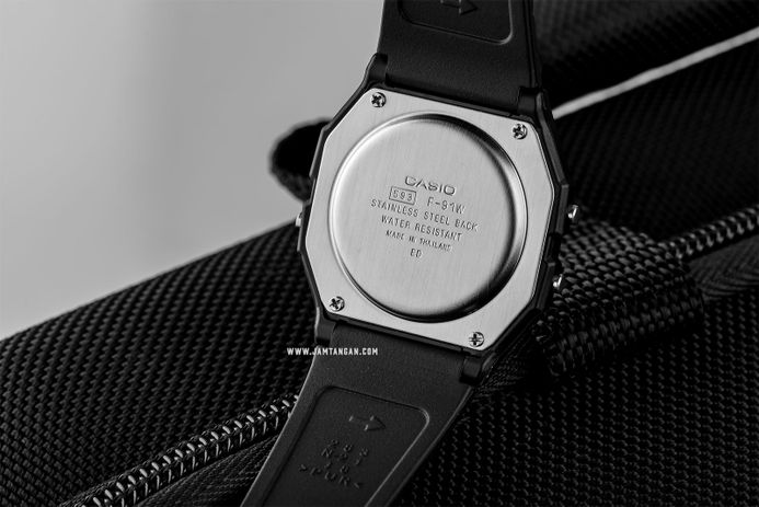Casio General F-91W-3DG Digital Dial Black Resin Band | JAMTANGAN.COM