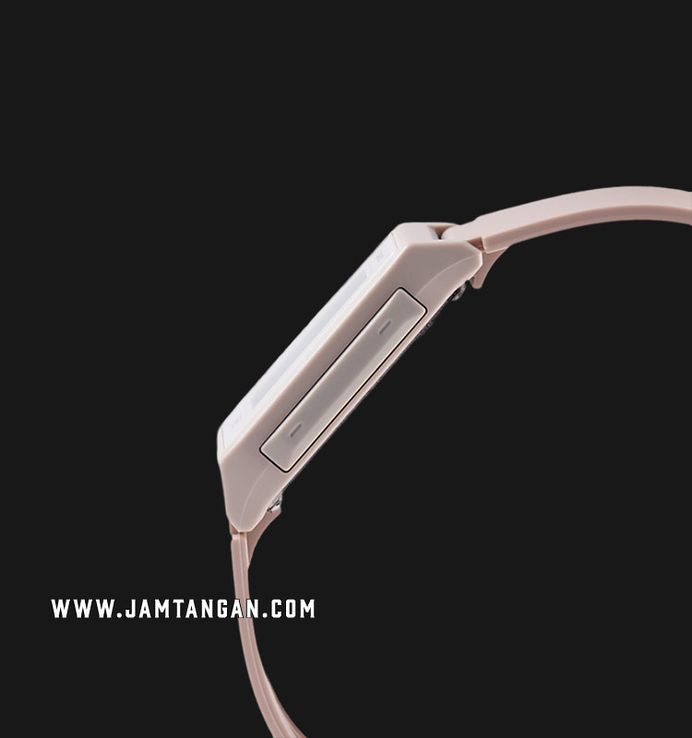 Casio General LF-10WH-4DF Digital Dial Nude Pink Resin Band | Jamtangan.com