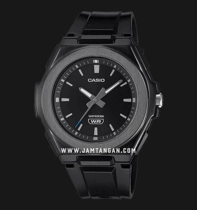 Casio General LWA-300HB-1E LWA-300HB-1EVDF Black Dial Black Resin Band ...