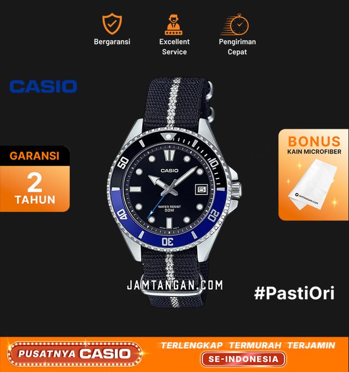 Casio General MDV-10C-1A2 MDV-10C-1A2VDF Baby Duro Batman Black Dial ...