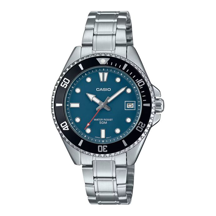 Casio General MDV-10D-2A1 MDV-10D-2A1VDF Baby Duro Men Blue Dial ...