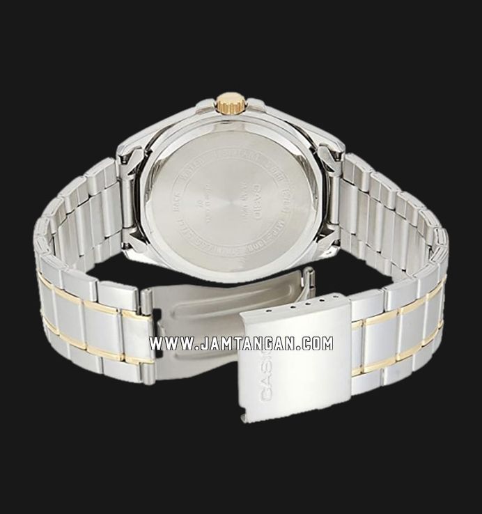 Casio General MTP-1308SG-7A MTP-1308SG-7AVDF Men Silver Dial Dual Tone ...