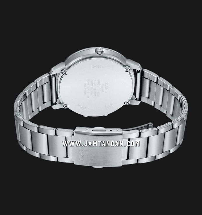 Casio General MTP-B200D-7EDF Dress Men Silver Digital Analog Dial Stainless Steel Band ...