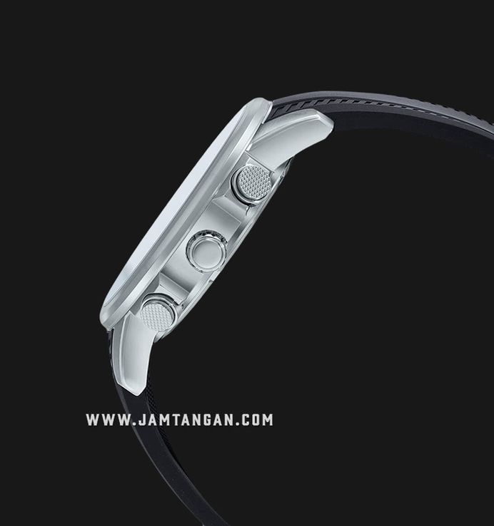 Casio General MTP-E505-3AVDF Chronograph Green Dial Black Resin Band | Jamtangan.com