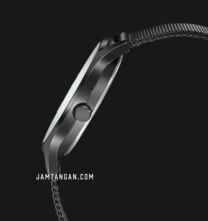 Casio General MTP-E710MB-1A MTP-E710MB-1AVDF Enticer Men Black Dial Black Mesh Band | Jamtangan.com