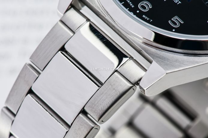 Casio General MTP-M300D-1A MTP-M300D-1AVDF Men Moon Phase Black Dial Stainless Steel Band ...