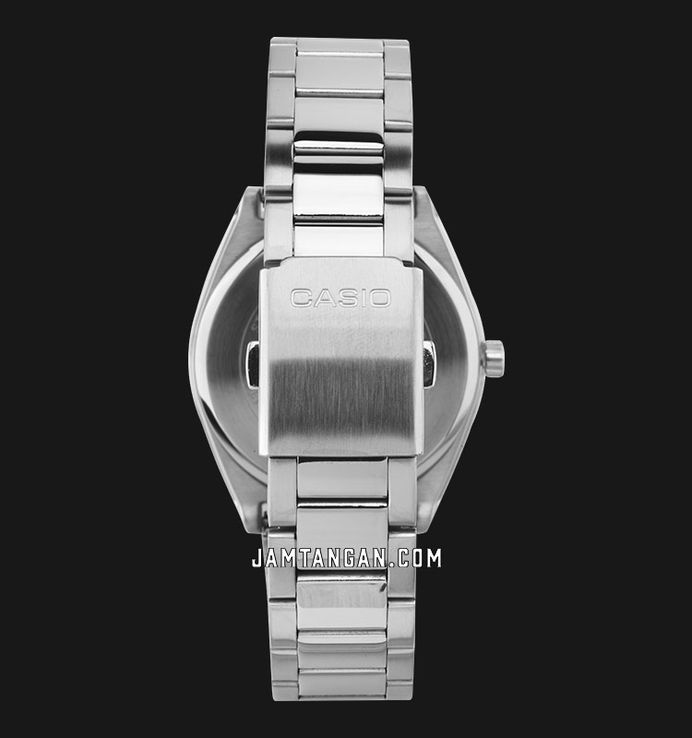 Casio General MTP-M300D-7AVDF Men Moon Phase White Dial Stainless Steel ...