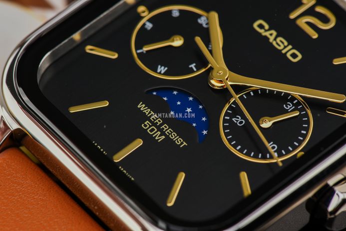 Casio General MTP-M305L-1A MTP-M305L-1AVDF Men Moon Phase Casio General MTP-M305L-1A MTP-M305L-1AVDF Men Moon Phase