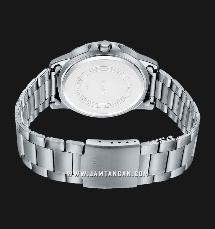 Casio General MTP-VD300D-7EUDF Men Silver Dial Stainless Steel Band | Jamtangan.com