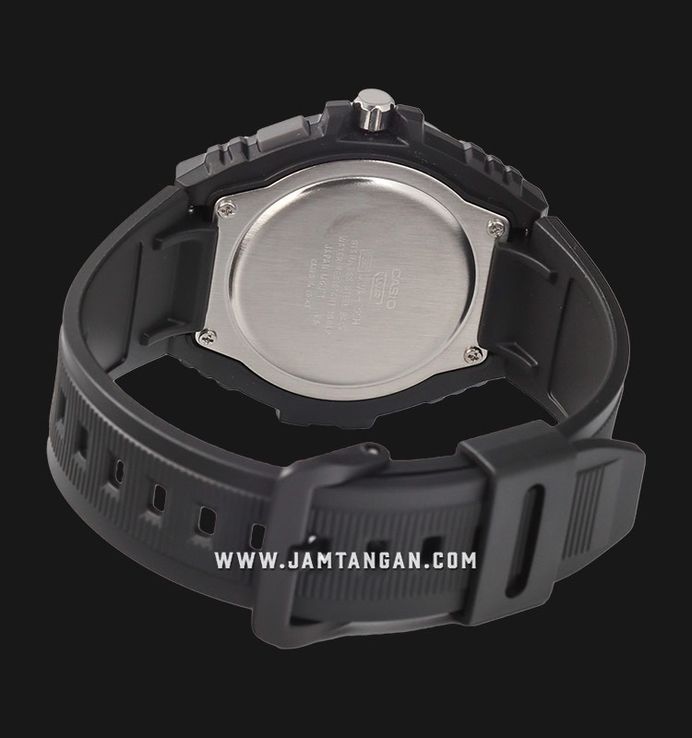 Casio General MWA-100H-2A MWA-100H-2AVDF Illuminator Blue Dial Black Resin Band | Jamtangan.com