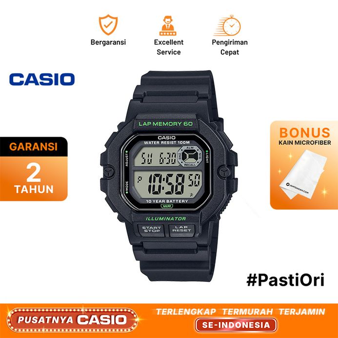 Casio General WS-1400H-1A WS-1400H-1AVDF Illuminator Sports Gear ...