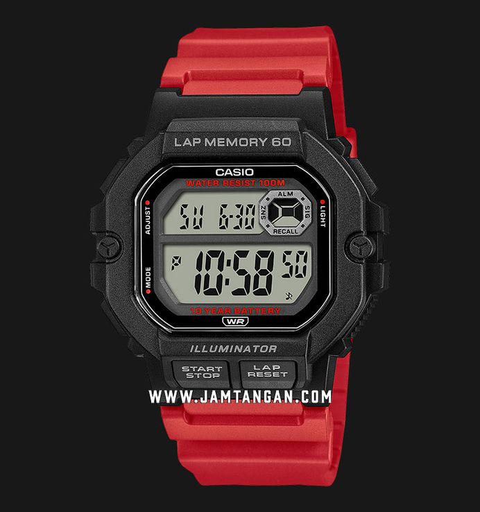 Casio General WS-1400H-4A WS-1400H-4AVDF Illuminator Sports Gear ...