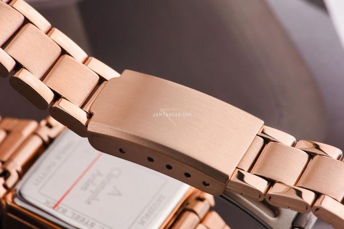 Christophe Arden CA 1004 LH BRGLN Ladies Rose Gold Dial Rose Gold Steel ...