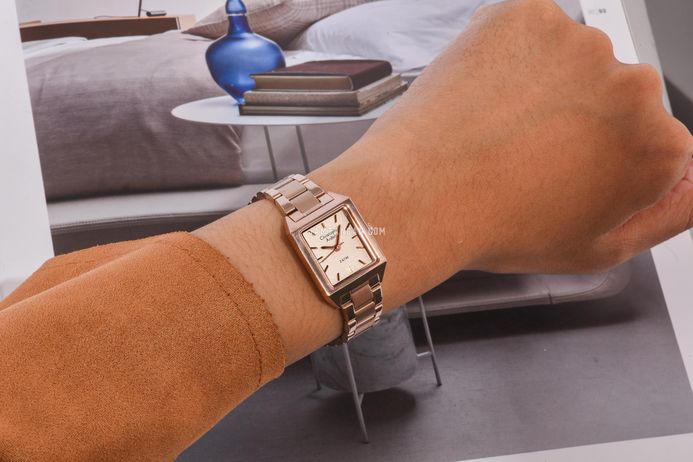 Christophe Arden CA 1004 LH BRGLN Ladies Rose Gold Dial Rose Gold Steel ...