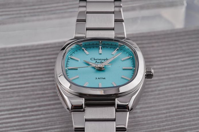 Christophe Arden CA 1005 LH BSSLB Ladies Sky Blue Dial Steel Strap ...