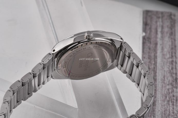 Christophe Arden CA 1005 LH BSSLB Ladies Sky Blue Dial Steel Strap ...