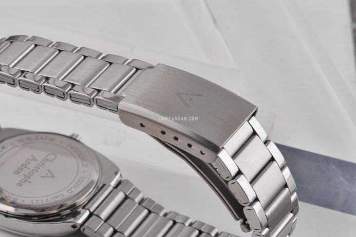 Christophe Arden CA 1005 LH BSSLB Ladies Sky Blue Dial Steel Strap ...