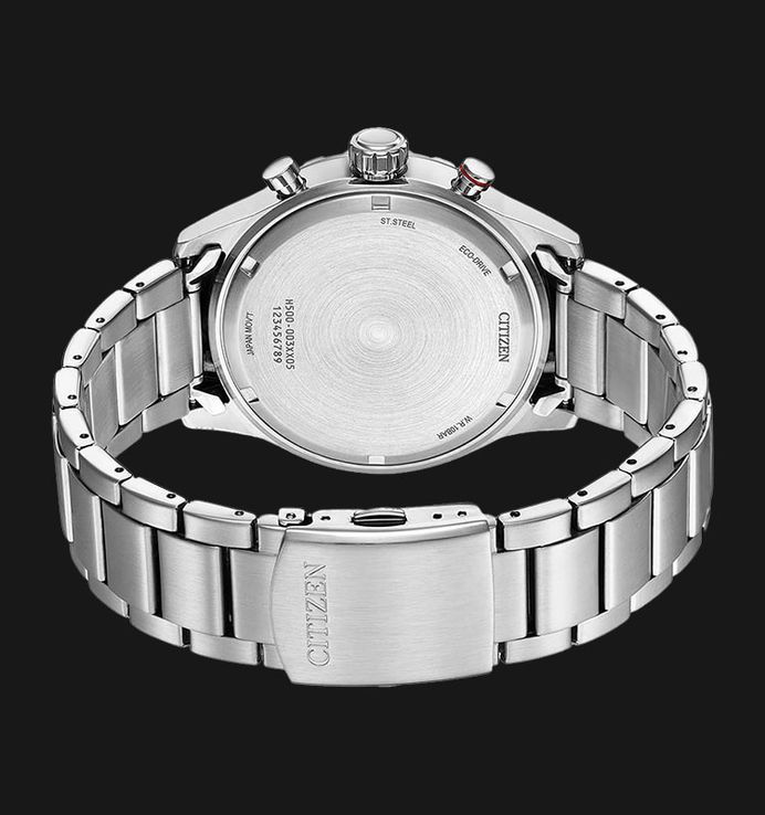Citizen Eco Drive AT2520-89L Chronograph Men Blue Dial Stainless Steel ...