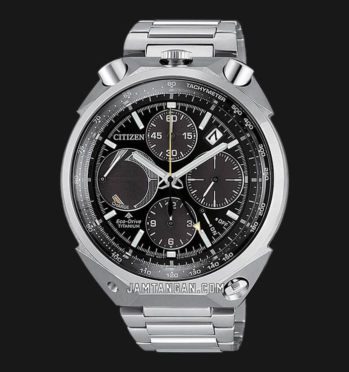 Citizen Promaster AV0080-88E Land Eco Drive Tsuno Bull Head Chronograph ...