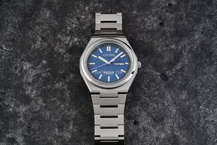 Citizen Eco Drive AW0130-85L Forza Super Titanium Blue Dial Titanium ...