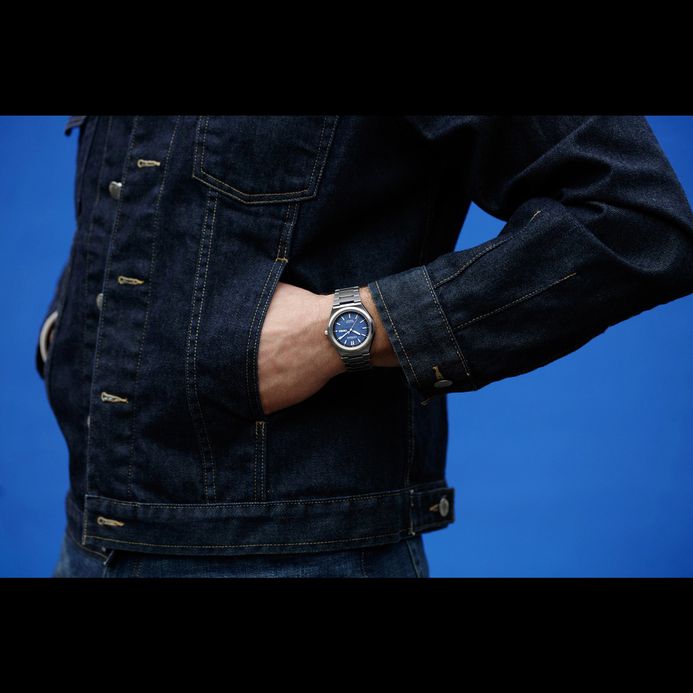 Citizen Eco Drive AW0130-85L Forza Super Titanium Blue Dial Titanium ...