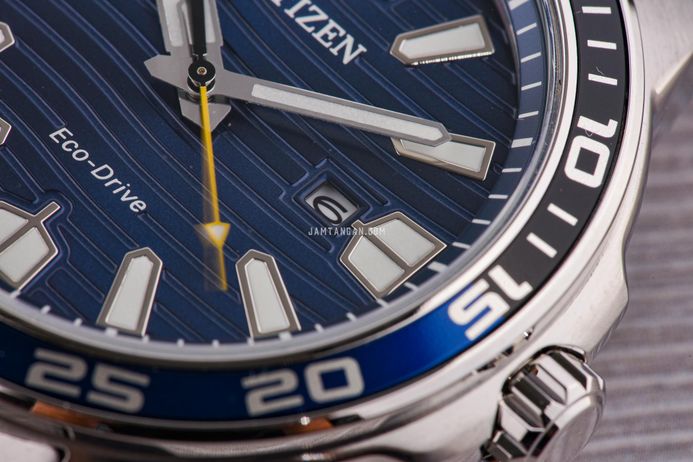 Citizen Eco-Drive AW1525-81L Batman Blue Pattern Dial Stainless Steel ...