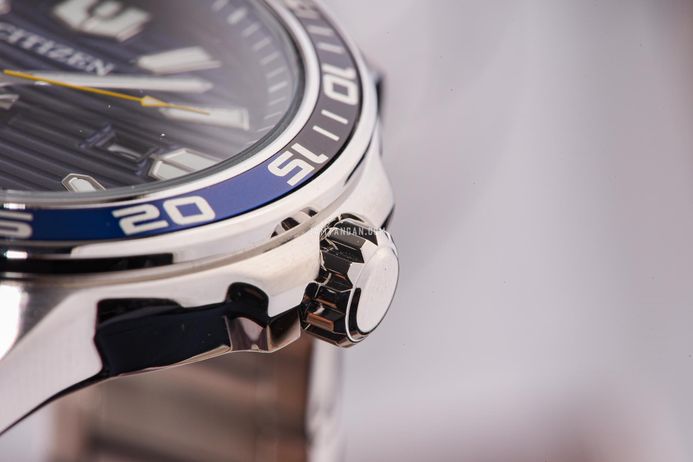 Citizen Eco-Drive AW1525-81L Batman Blue Pattern Dial Stainless Steel ...