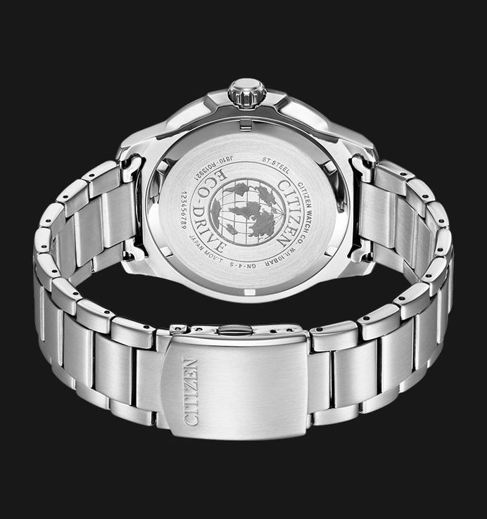 Citizen Eco-Drive AW1527-86E Black Dial Stainless Steel Strap ...