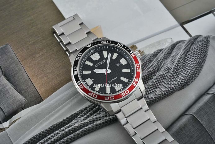 Citizen Eco-Drive AW1527-86E Black Dial Stainless Steel Strap ...