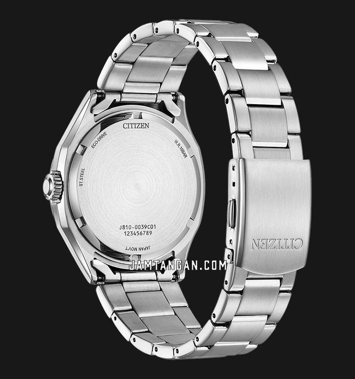 Citizen Eco Drive AW1750-85A Men Silver Dial Stainless Steel Strap ...