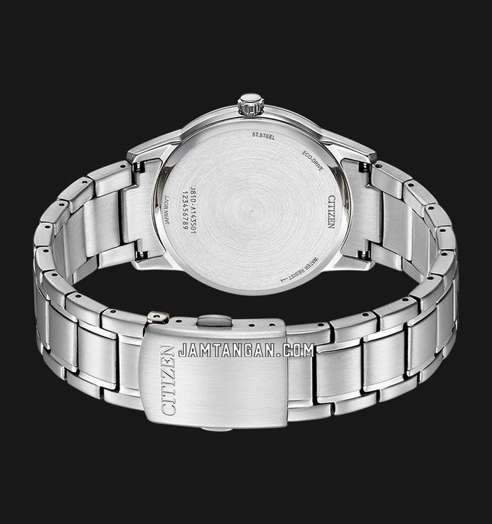 Citizen Eco Drive AW1780-84A Men Silver Dial Stainless Steel Strap ...