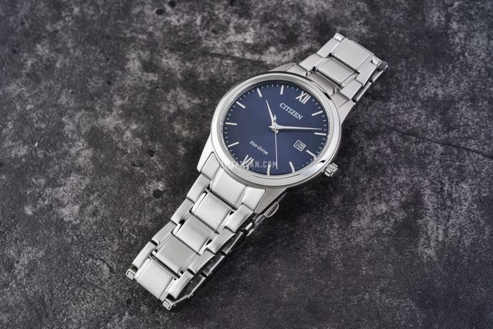 Citizen Eco Drive AW1780-84L Men Blue Dial Stainless Steel Strap ...