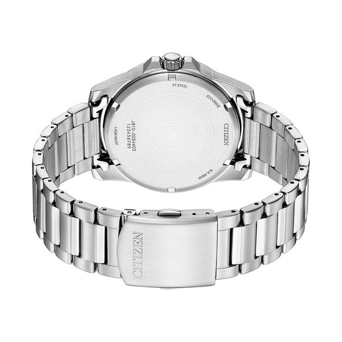 Citizen Eco Drive AW1816-89X Men Yellow Dial Stainless Steel Strap ...