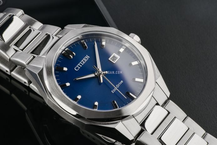 Citizen Eco Drive BM7600-81L Men Dark Blue Dial Stainless Steel Strap ...