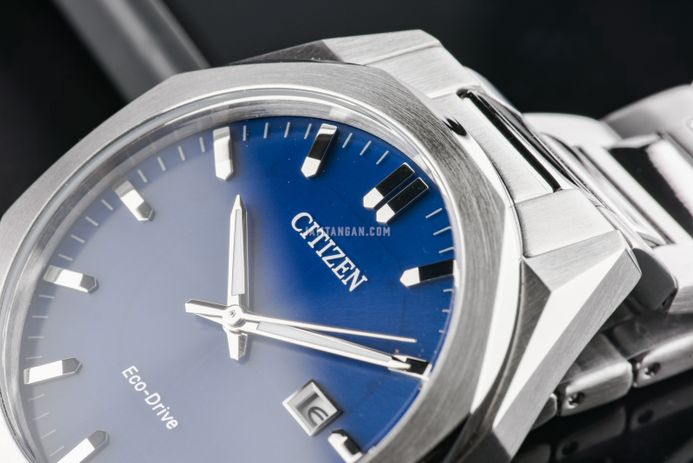 Citizen Eco Drive BM7600-81L Men Dark Blue Dial Stainless Steel Strap ...