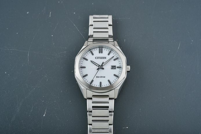 Citizen Eco Drive BM7620-83A Men White Dial Stainless Steel Strap ...