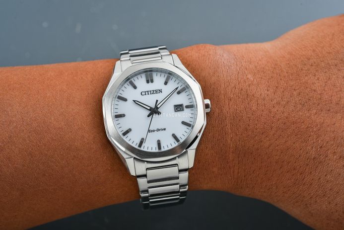 Citizen Eco Drive BM7620-83A Men White Dial Stainless Steel Strap ...