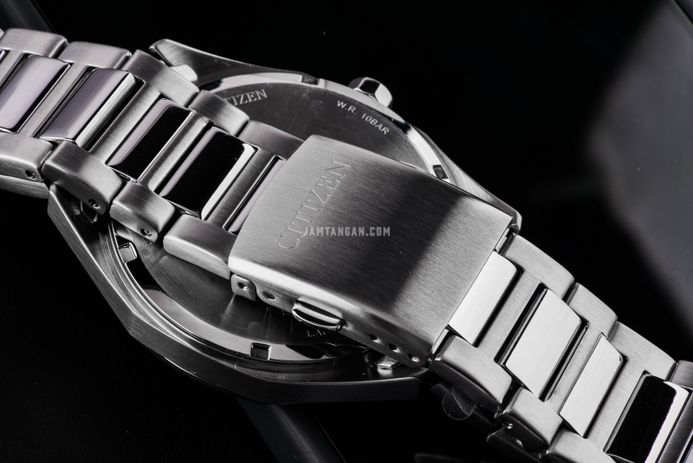 Citizen Eco Drive BM7630-80E Men Black Dial Stainless Steel Strap ...