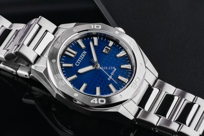 Citizen Eco Drive BM7630-80L Men Blue Dial Stainless Steel Strap | Jamtangan.com