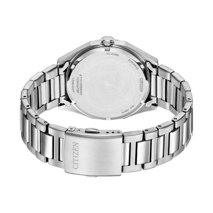 Citizen Eco Drive BM7630-80X Men Dark Green Dial Stainless Steel Strap ...