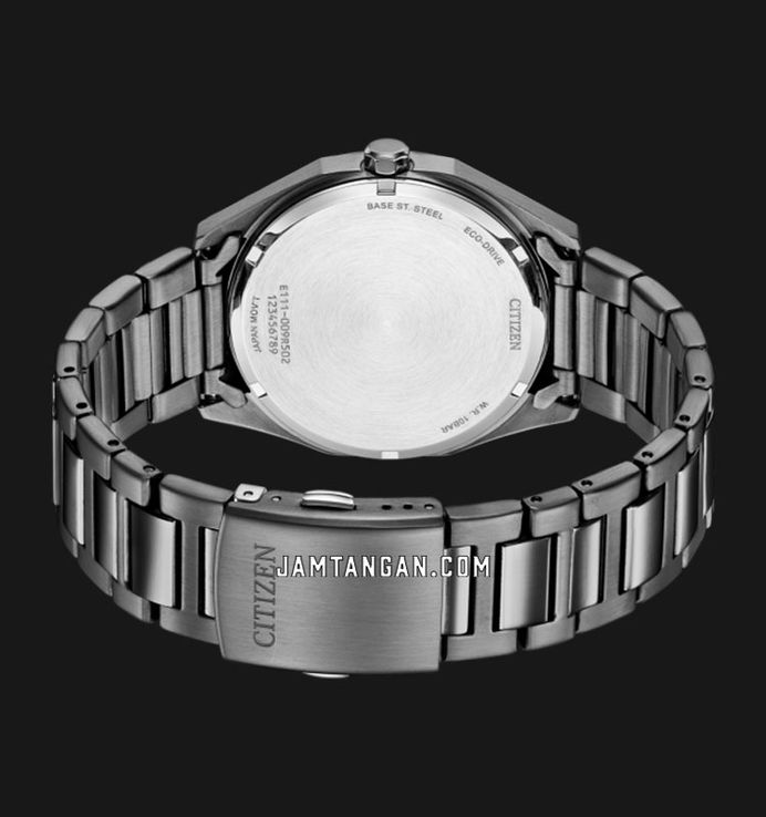 Citizen Eco Drive BM7637-81H Men Black Dial Black Stainless Steel Strap ...