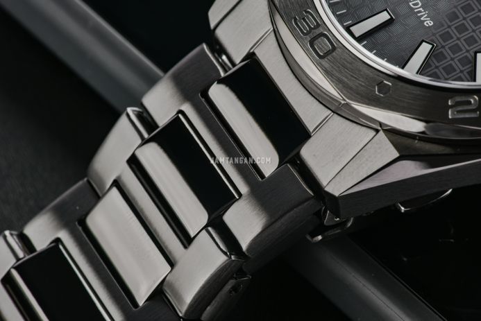 Citizen Eco Drive BM7637-81H Men Black Dial Black Stainless Steel Strap ...