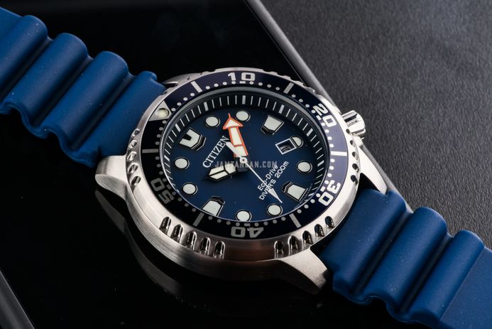 Citizen Promaster BN0151-17L Marine Eco Drive Men Blue Dial Blue Rubber ...
