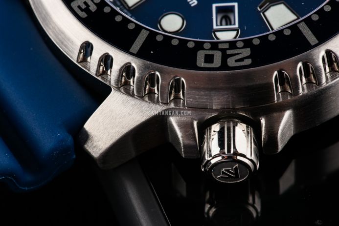 Citizen Promaster BN0151-17L Marine Eco Drive Men Blue Dial Blue Rubber ...