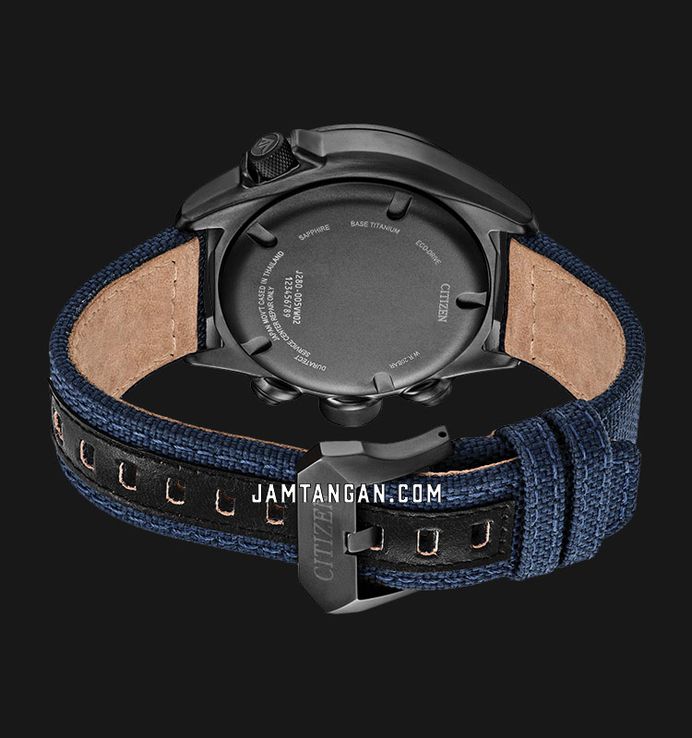 Citizen Promaster BN4065-07L Altichron Titanium Blue Dial Blue Nylon ...