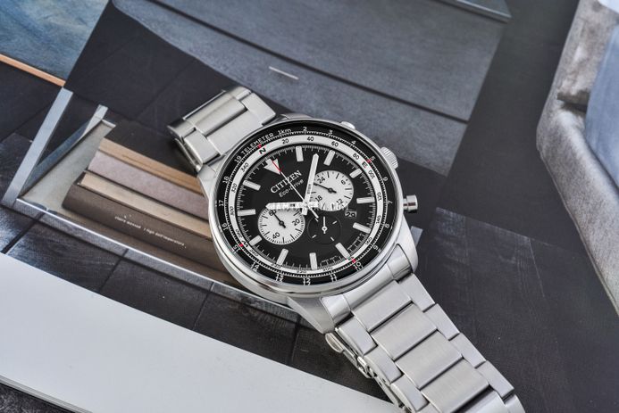 Citizen Eco Drive CA4500-91E Men Future Force Series Panda Dual Tone ...