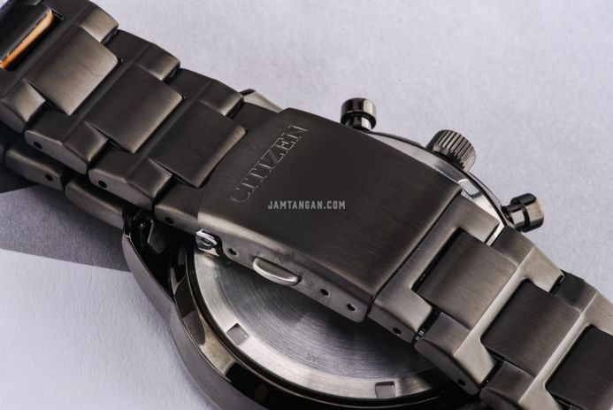 Citizen Eco Drive CA4507-84X Men Chronograph Luminous Dial Gunmetal ...