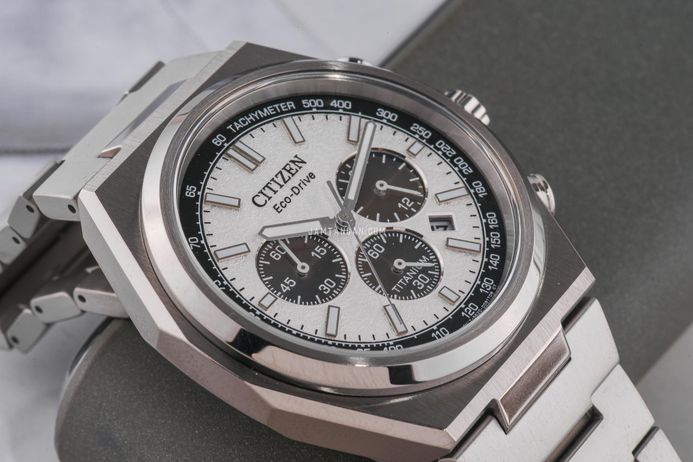 Citizen Eco Drive CA4610-85A Zenshin Panda Super Titanium Chronograph ...