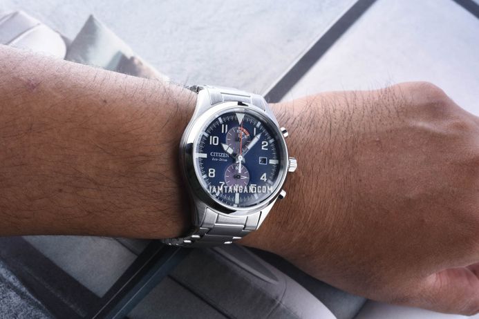 Citizen Eco Drive CA7028-81L Chronograph Dual Tone Dial Stainless Steel ...